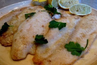 Pan Fried Sole with Lemon - What's Gaby Cooking