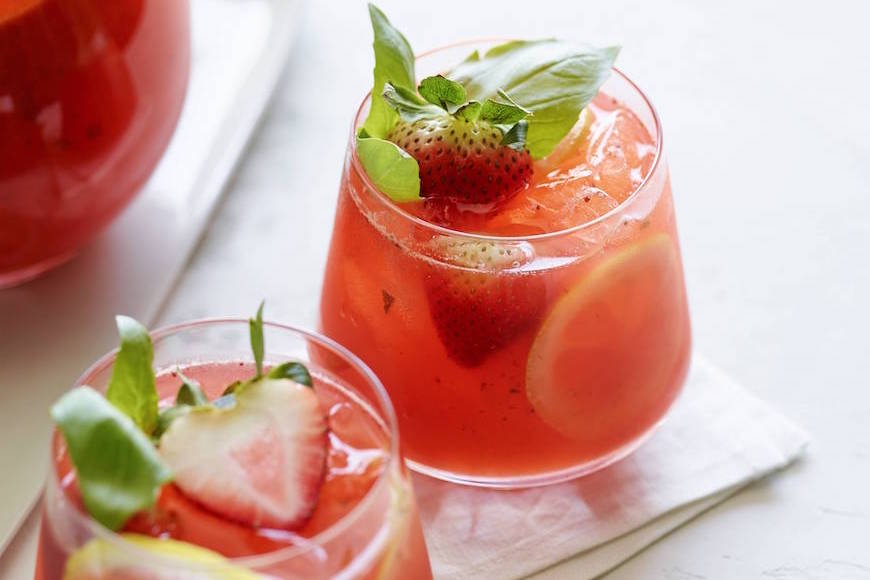 Strawberry Basil Lemonade