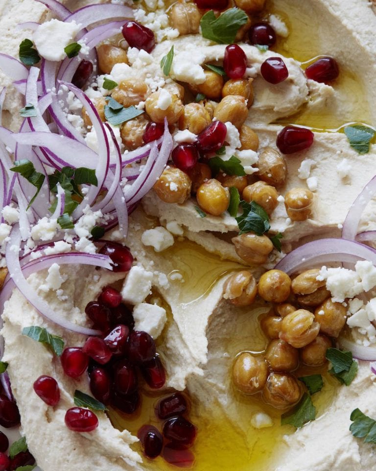Loaded Hummus - What's Gaby Cooking
