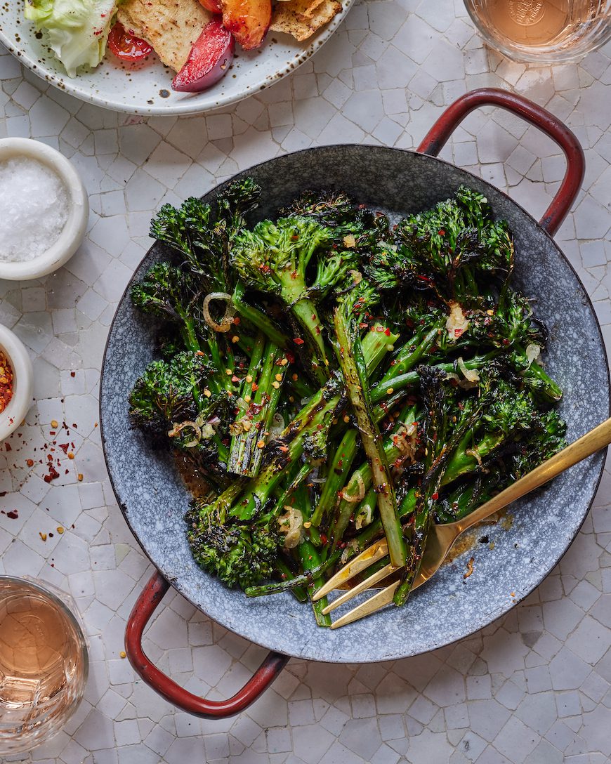 The BEST Chili Garlic Broccolini - What's Gaby Cooking