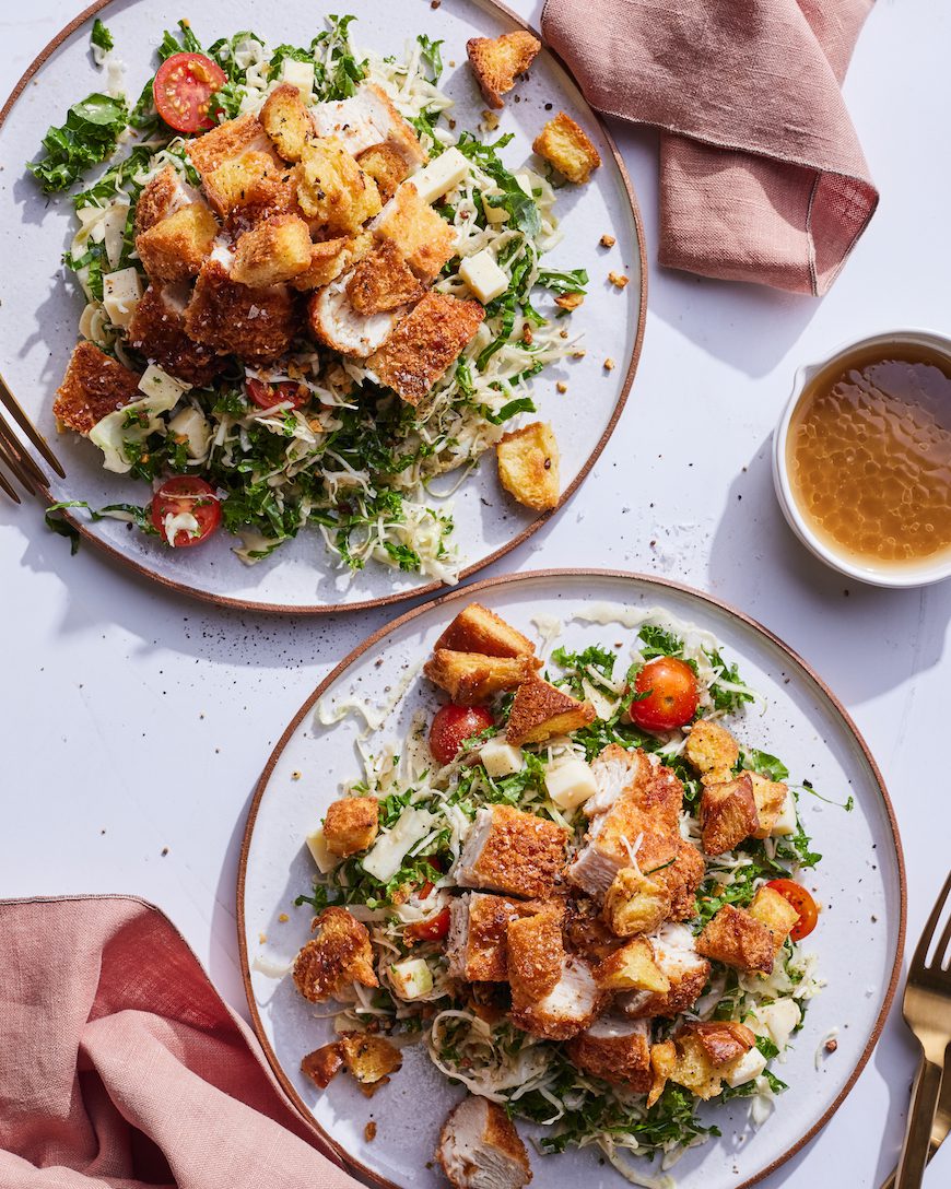 The Ultimate Fried Chicken Salad (inspired by Honor Bar)