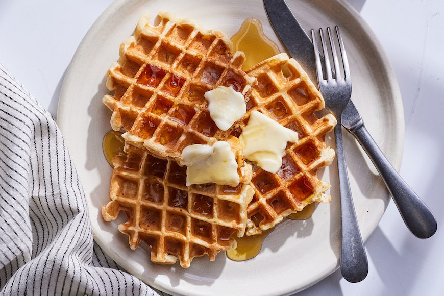Greek Yogurt Waffles - What's Gaby Cooking