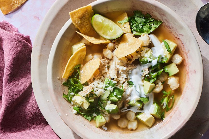 Easy Chicken Posole - What's Gaby Cooking